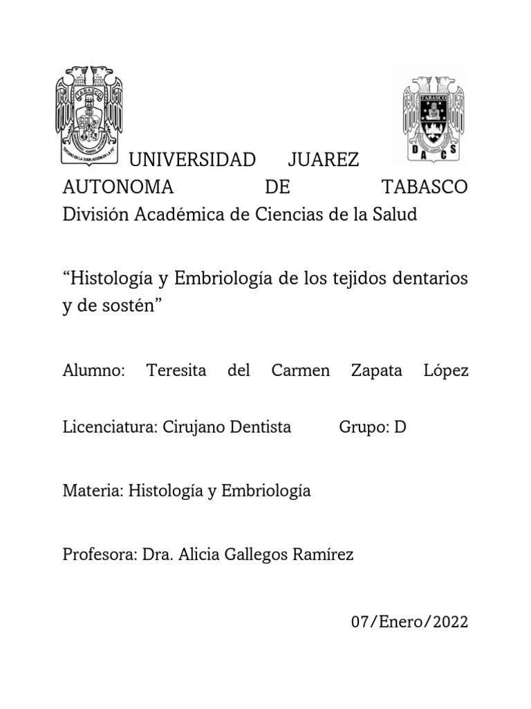 Odontogénesis: Etapas y Procesos | PDF | Anatomía | Ramas de Odontología