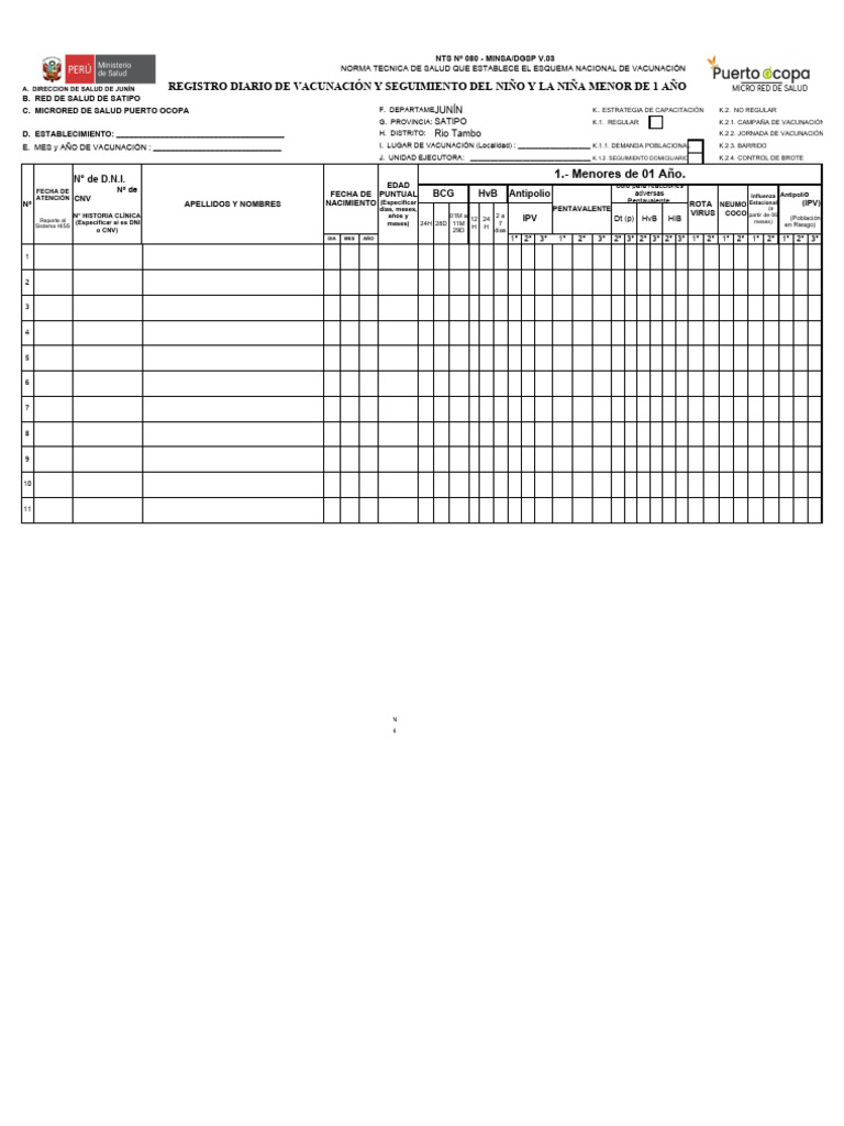 Formatos de Vacunas Mrpo | PDF | Inmunología | Enfermedades virales