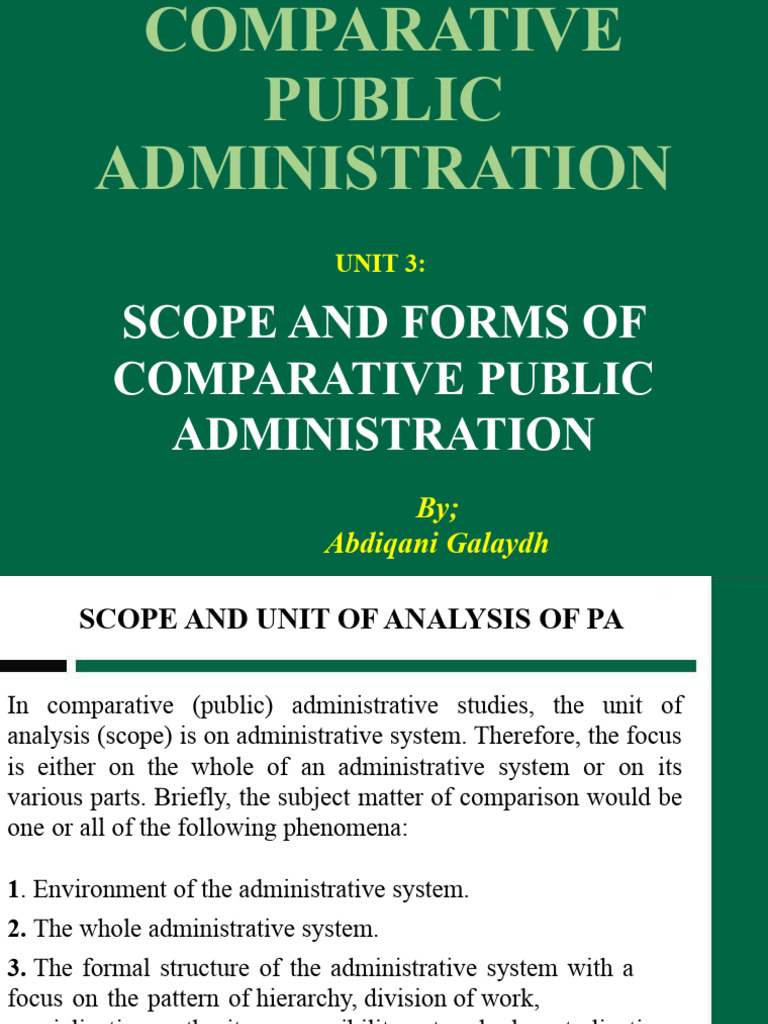Unit 3 - Scope and Forms of Cpa | PDF | Scope (Computer Science ...