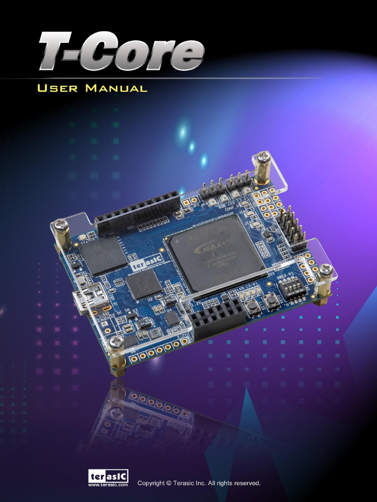 T-Core User Manual | PDF | Field Programmable Gate Array | Analog To Digital Converter