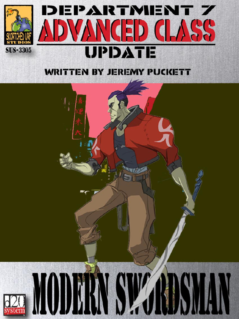 Department 7 - Advanced Class - Modern Swordsman | PDF | Swordsmanship ...