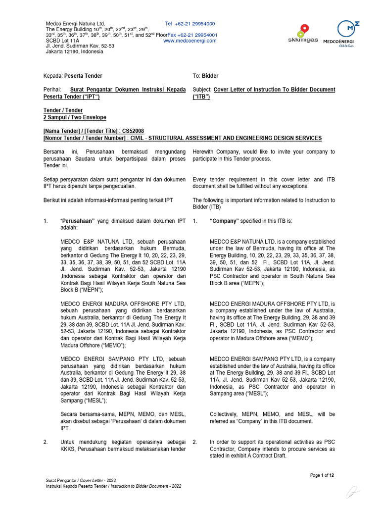 Cover Letter IPT - Service - 2 | PDF