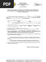 BIR S1905 - Registration Update Sheet | PDF | Government Finances | Taxes