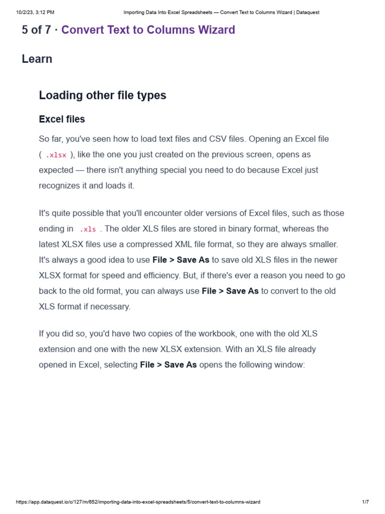 5 - Convert Text To Columns Wizard | PDF | Microsoft Excel | Computer ...