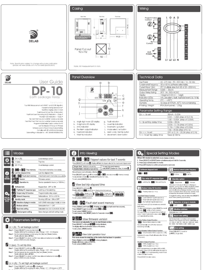 DP 10 (Manual) | PDF