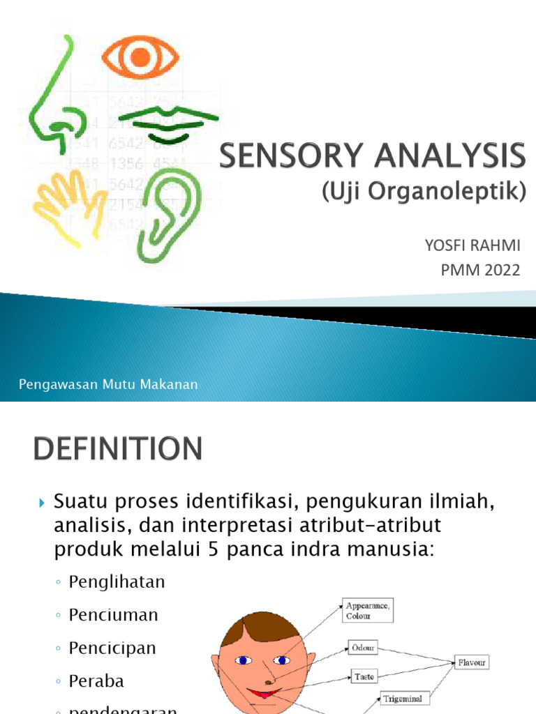 Pengawasan Mutu Makanan dan Uji Sensori | PDF