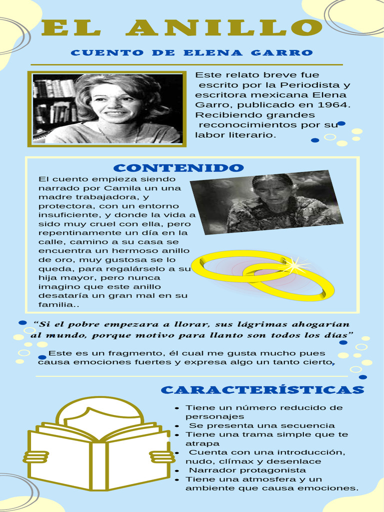 El anillo: cuento de Elena Garro | PDF | Clásicos