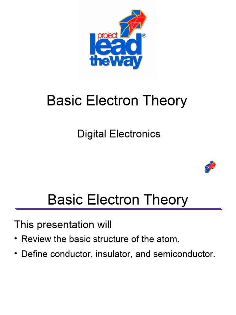 Basic Electron Theory | PDF | Atoms | Electrical Conductor