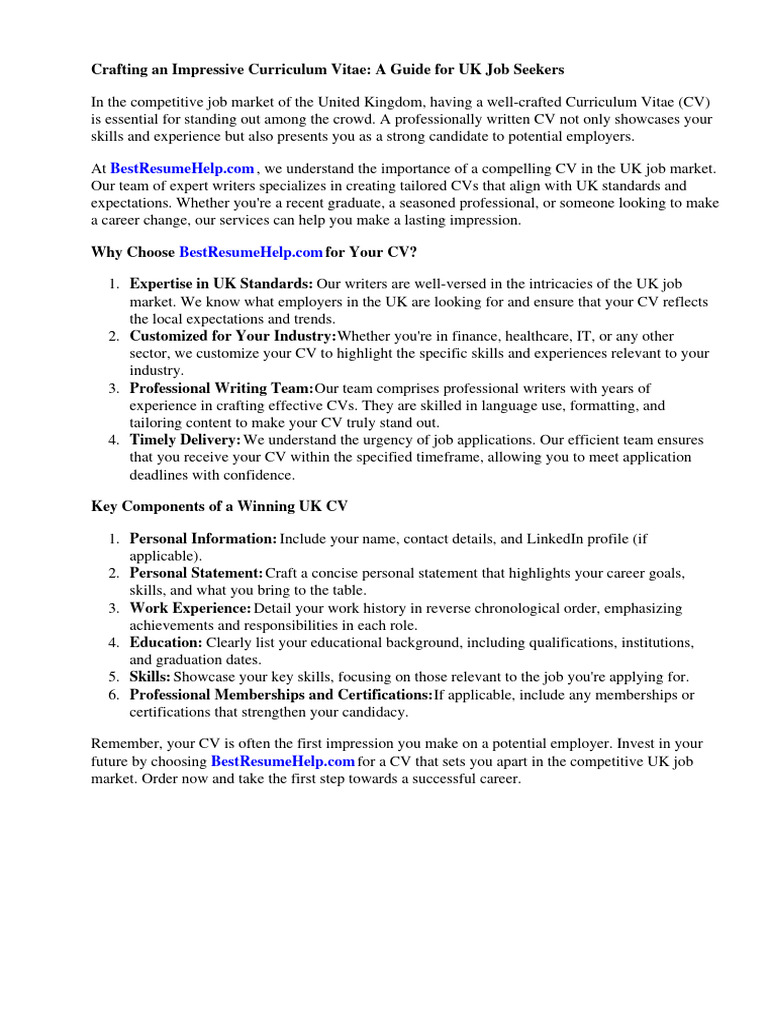 Curriculum Vitae English Example Uk | PDF | Résumé | Http Cookie