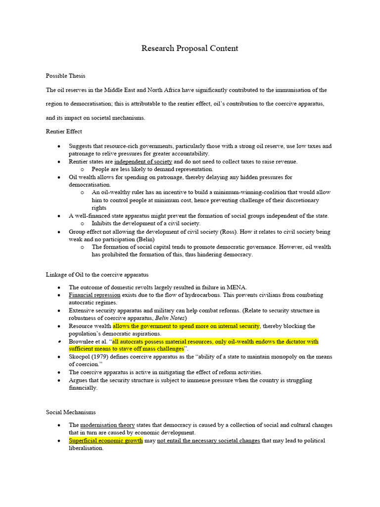 Research Proposal Content | PDF | Democracy | Political Ideologies