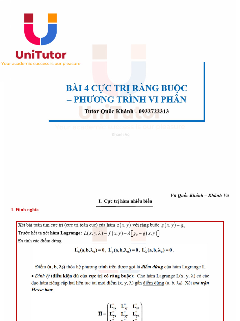 Buôi 4 Toán CC | PDF