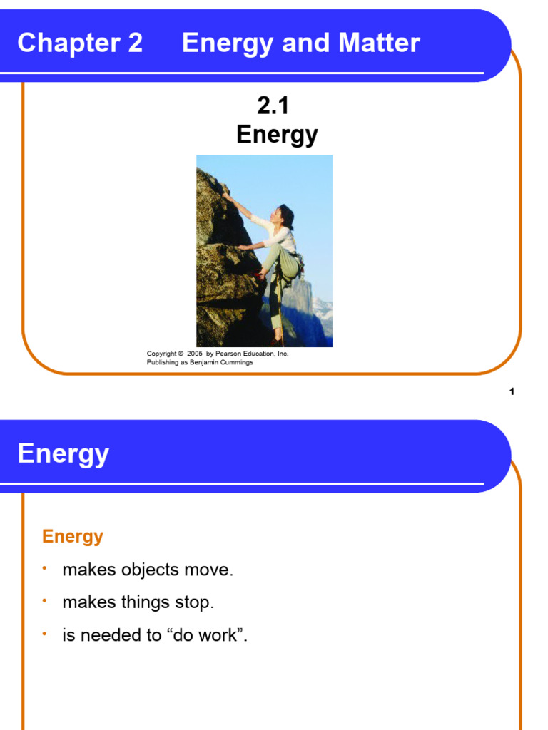 Energy and Matter | PDF | Calorie | Thermodynamics