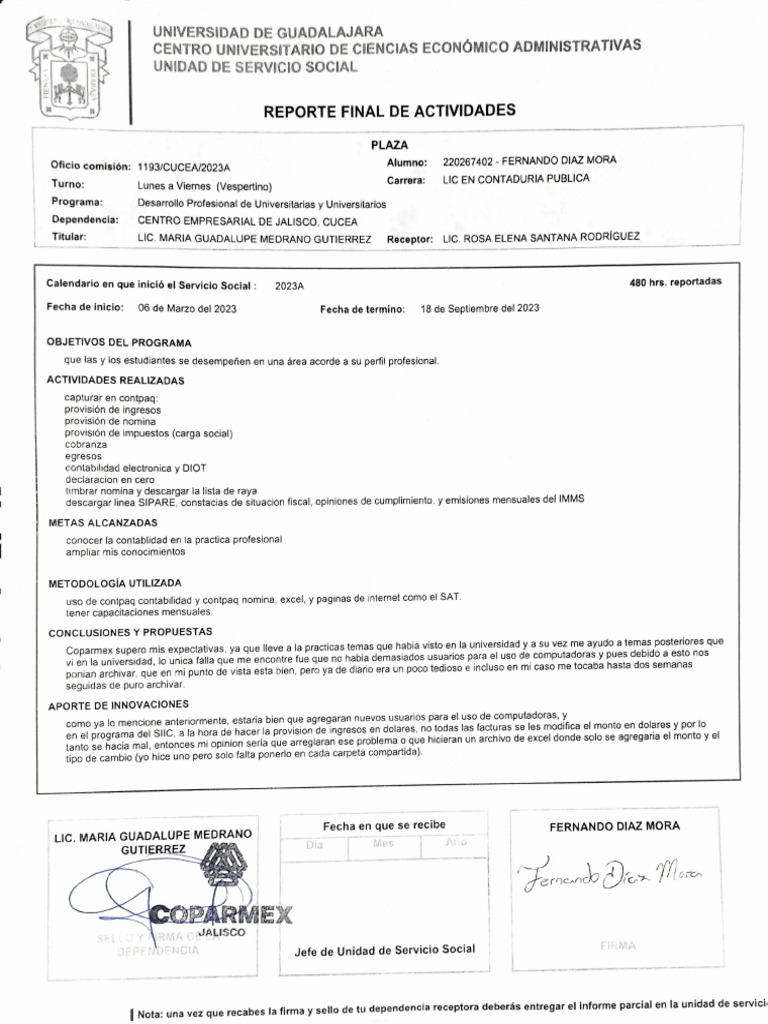 Reporte Final1 | PDF