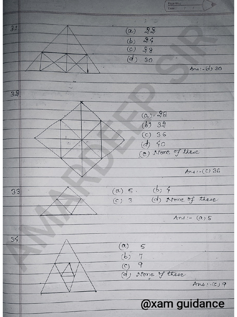 Triangle-4 (Figure Counting) | PDF