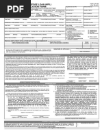 SLF065 MultiPurposeLoanApplicationForm | PDF | Payroll | Loans