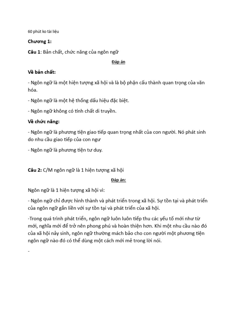 ôn tập DLNN | PDF