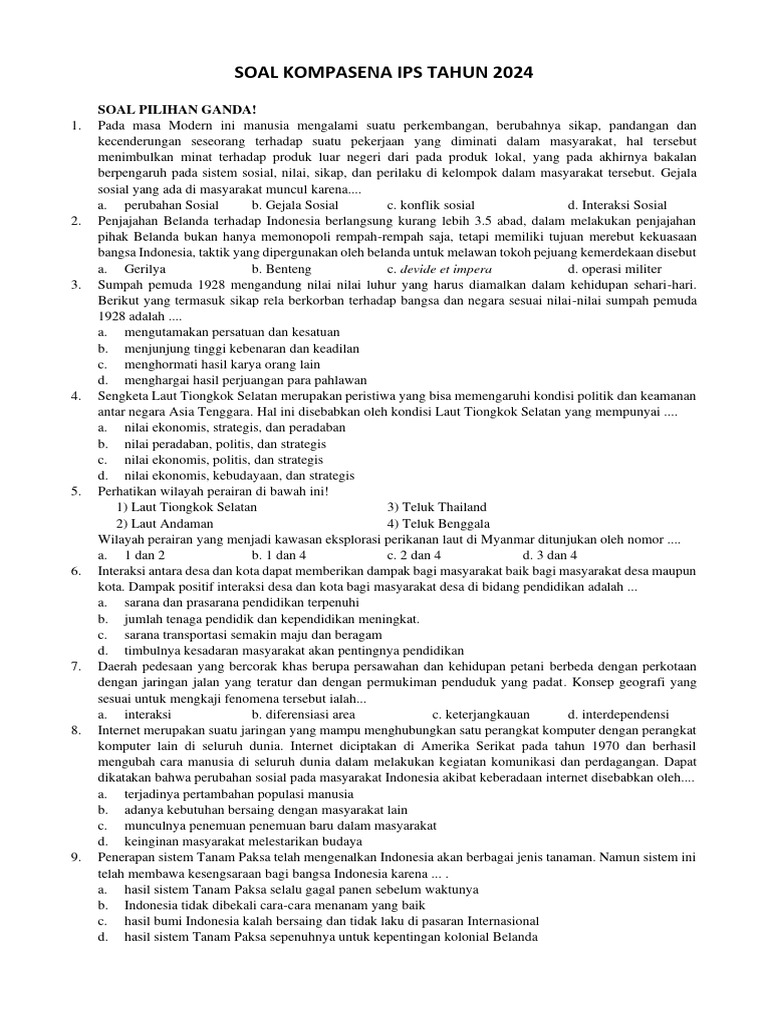 Ips Kompasena 2024 | PDF | Perjalanan