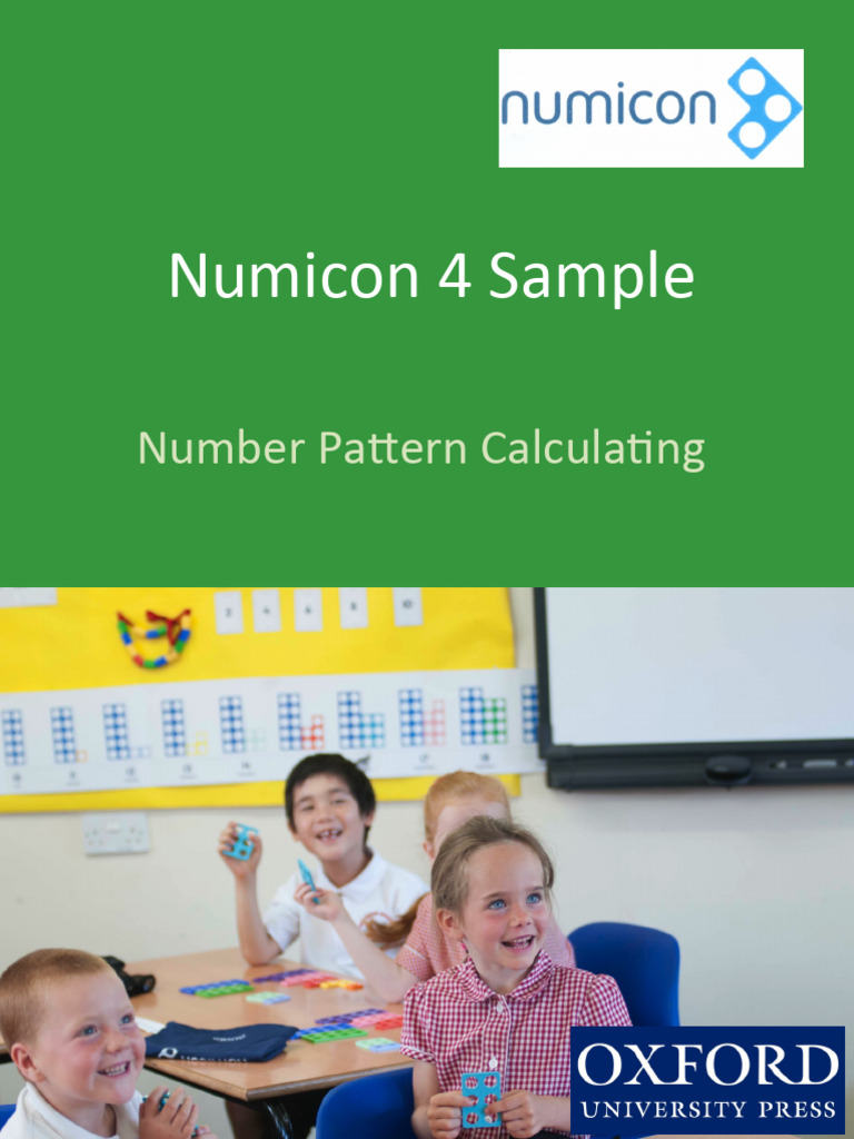 Numicon 4 Sample | PDF | Learning | Behavior Modification