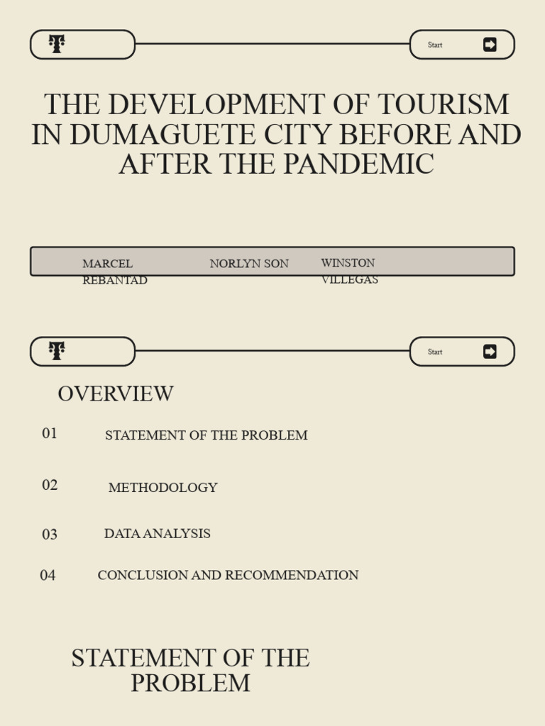 The Development of Tourism in Dumaguete City Before and After The ...