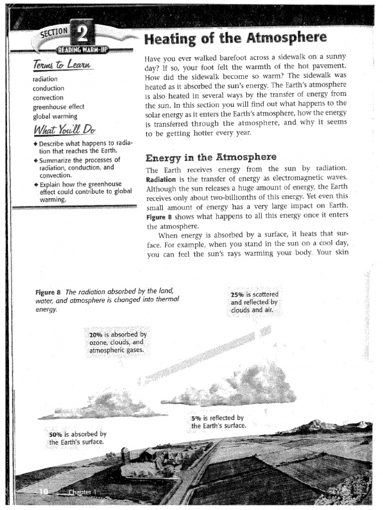 Heating The Atmosphere Holt Weather Text Pages 10 13 1 | PDF