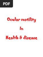 Basic Eom Motility | PDF | Anatomical Terms Of Motion | Ophthalmology