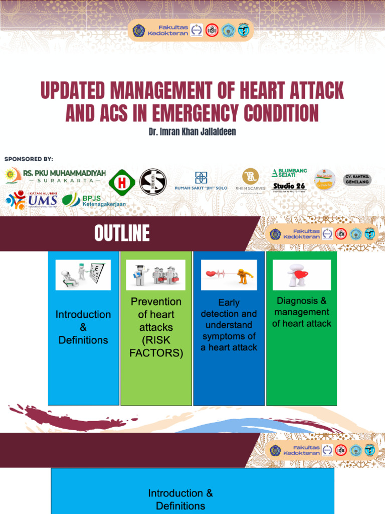 UPDATED MANAGEMENT OF HEART ATTACK AND ACS IN EMERGENCY CONDITION - Dr ...