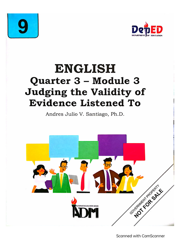 English 9 Quarter 3 Module 3 | PDF