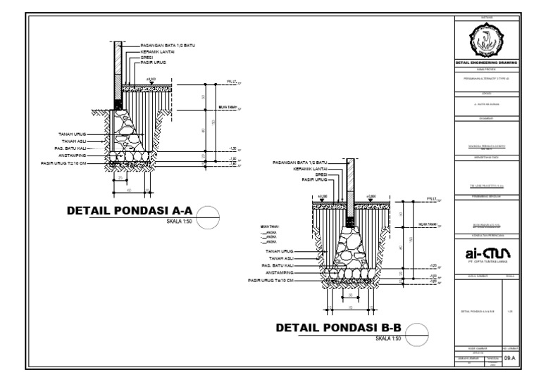 Detail Pondasi | PDF