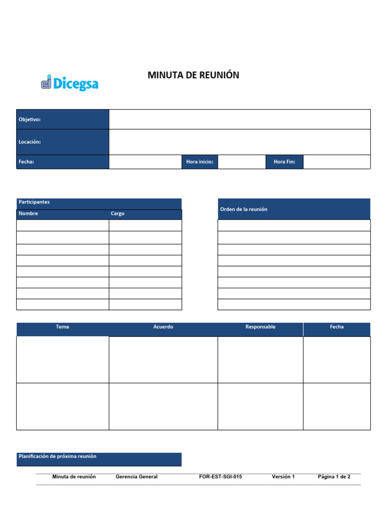 Formato de Minuta | PDF