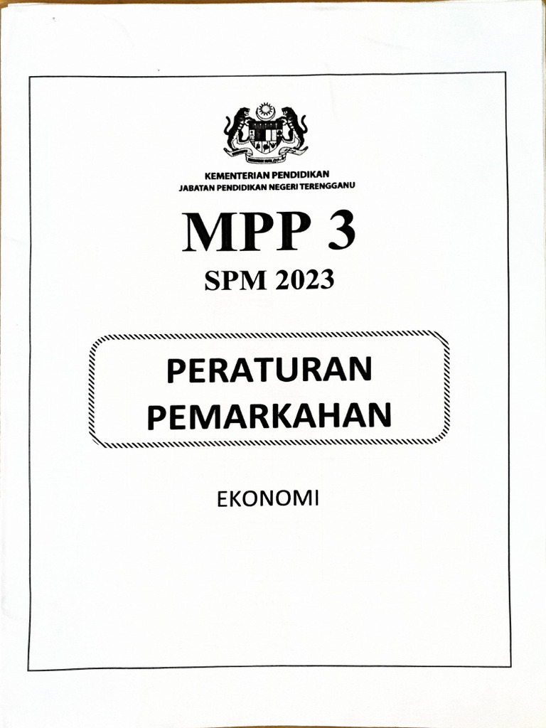 k1 & k2 Terengganu 2023 PP | PDF