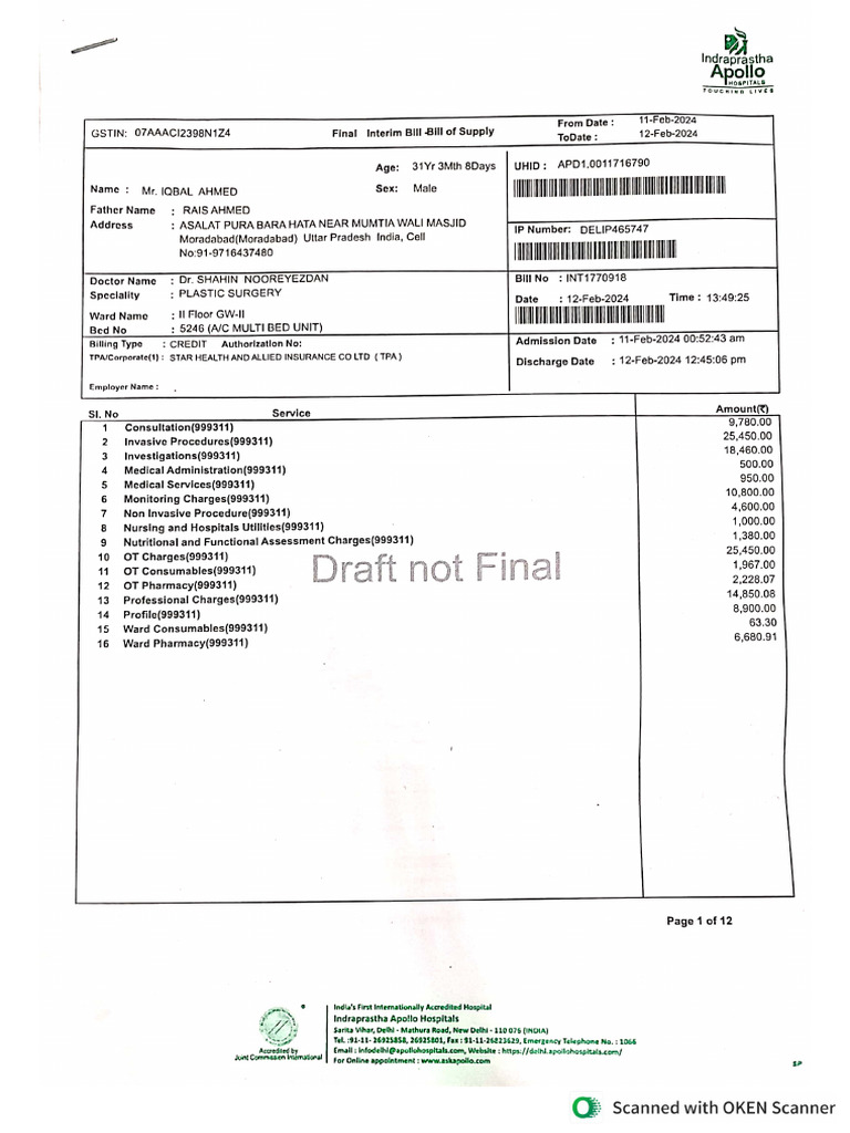 Iqbal Bhai Apollo Hospital | PDF