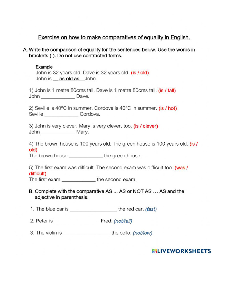Equality Comparison | PDF