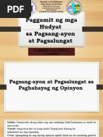 2.5 Pagsang-Ayon at Pagsalungat | PDF