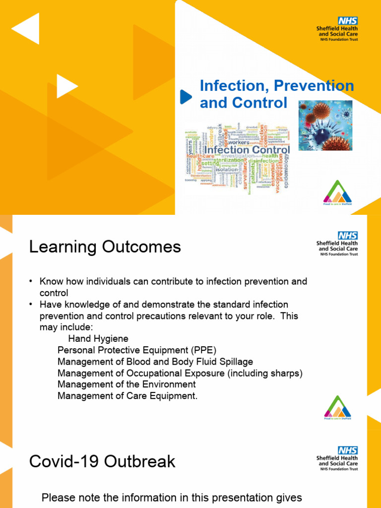 Infection Prevention and Control Presentation - Corporate Induction ...