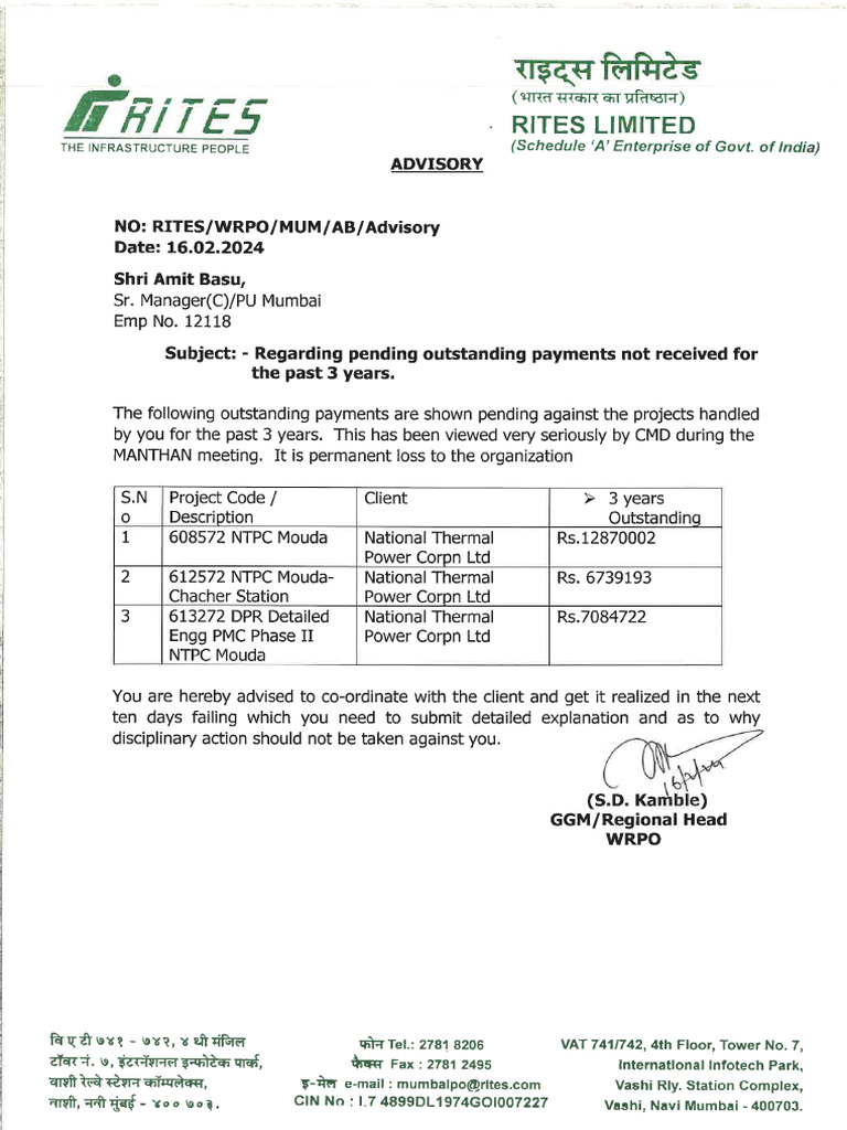 Amit Basu - Advisory | PDF