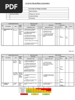 Hot Work Risk Assessment and Permit | PDF | Fires | Risk Assessment