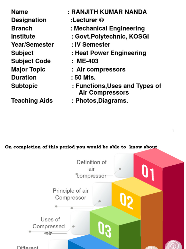 Air Compressors | PDF | Engines | Gas Technologies