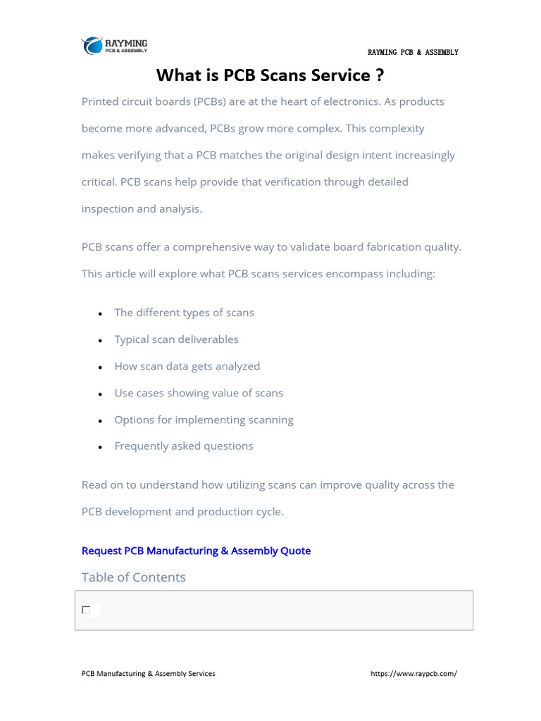 What Is PCB Scans Service | Download Free PDF | Printed Circuit Board ...