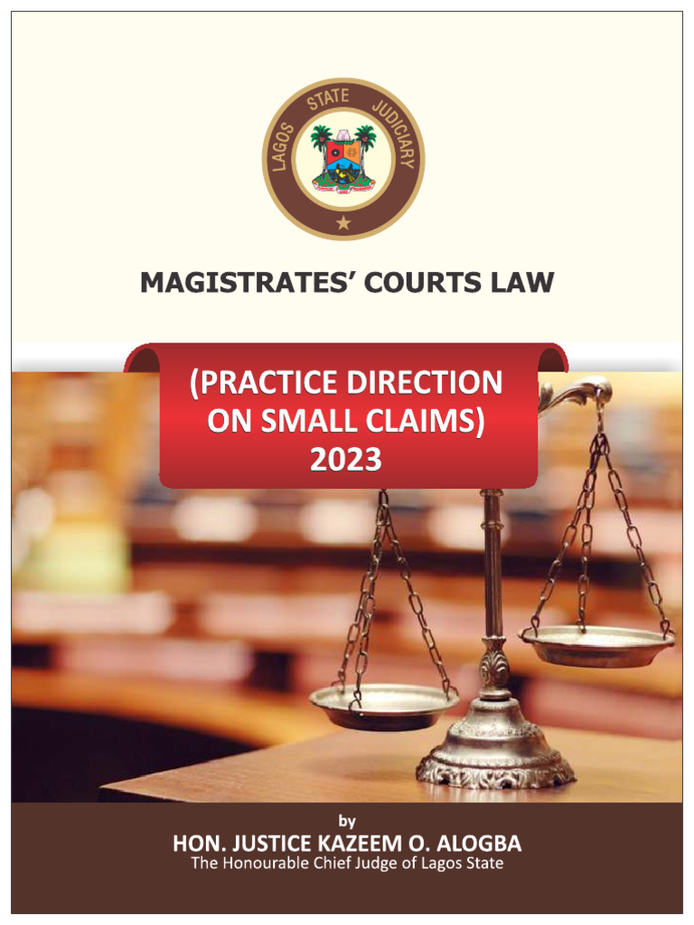 Revised Small Claims Court Practice Direction 2023 | Download Free PDF | Judgment (Law) | Affidavit