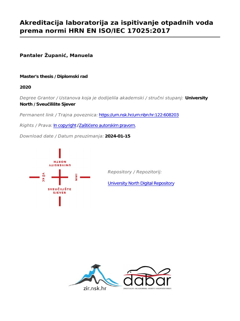 Akreditacija Laboratorija Zupanic | PDF