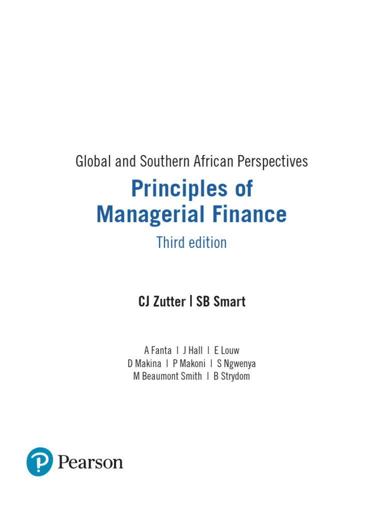 Principles of Managerial Finance Chapters 1 | PDF | Dividend | Valuation (Finance)