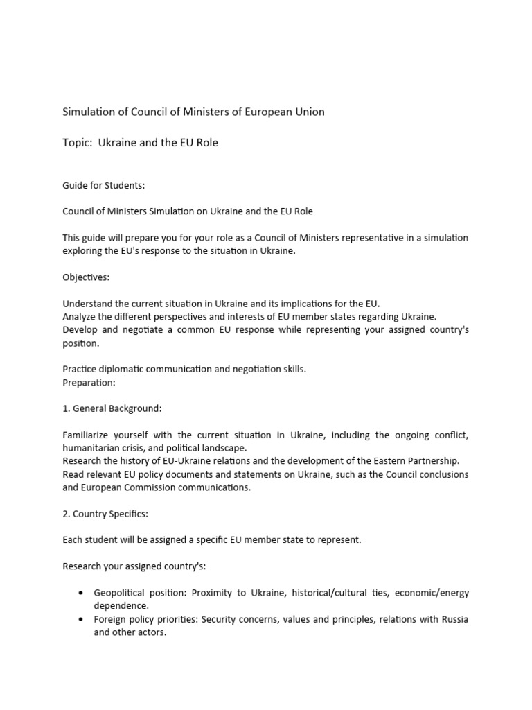 Simulimi | PDF | European Union | International Relations