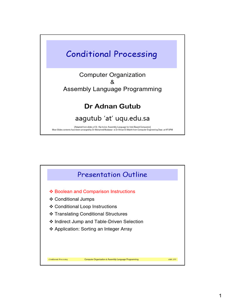 Chapter 7 P3 | PDF | Assembly Language | Computer Science