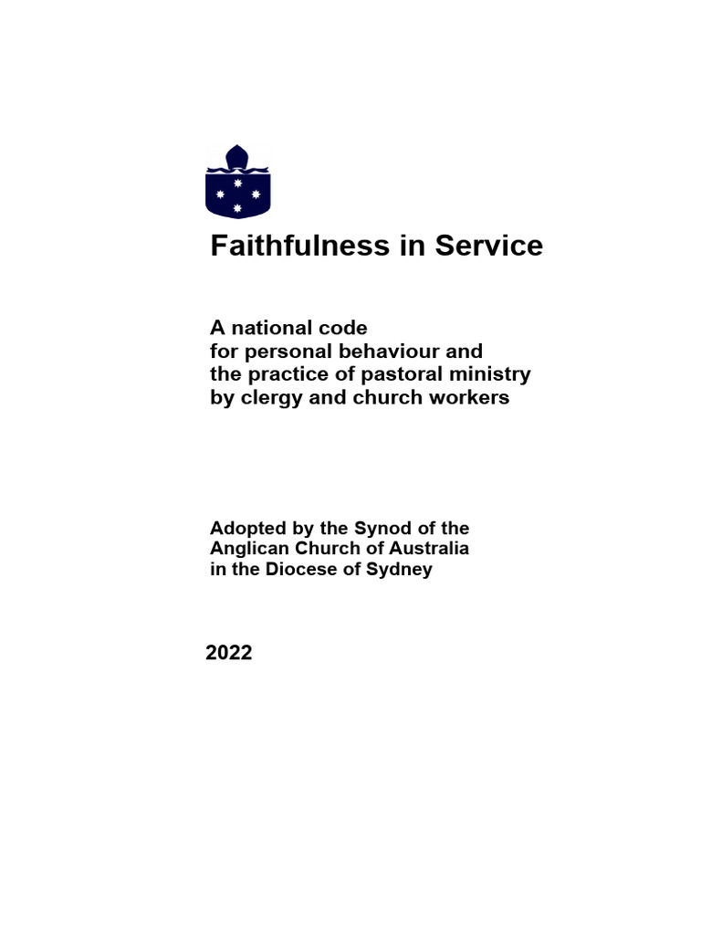 Faithfulness in Service 20230309 | PDF | Jesus | Confession (Religion)