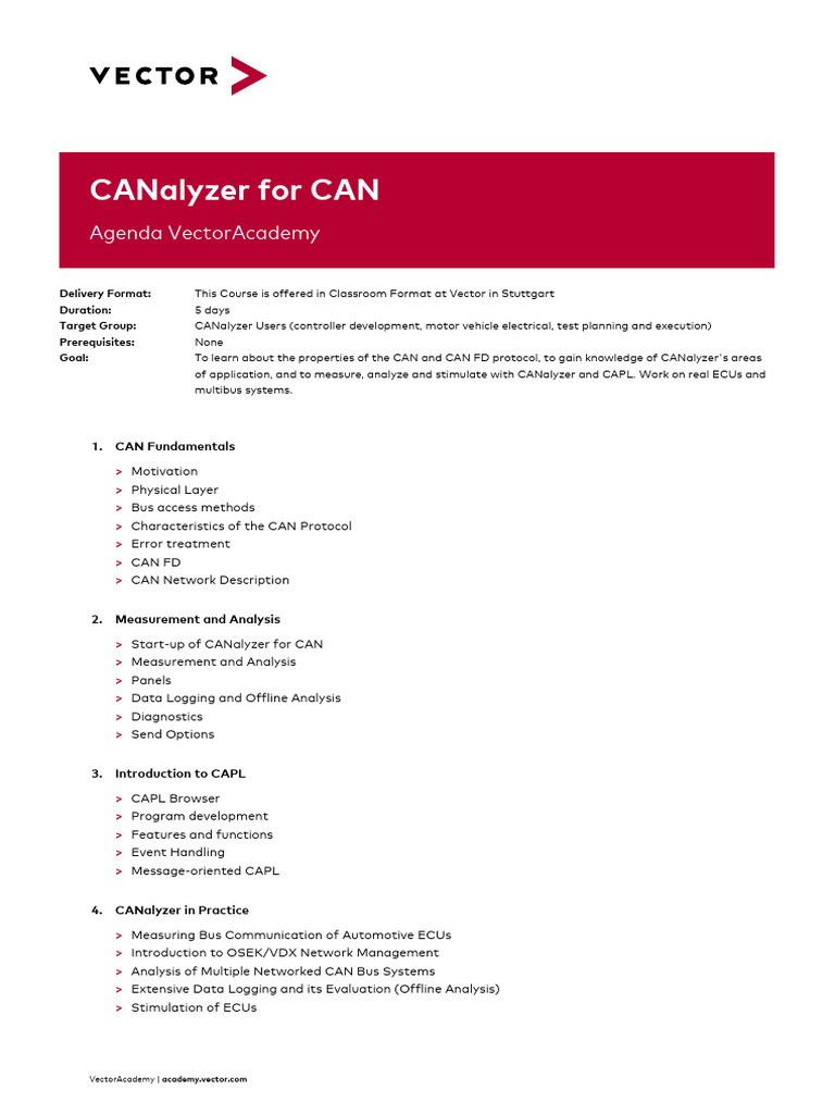 CANalyzer Training for Engineers | PDF | Business | Technology ...
