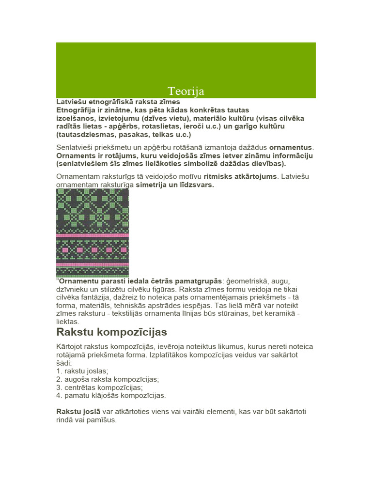 7 Kl Etnograf Raksts Teorija | PDF
