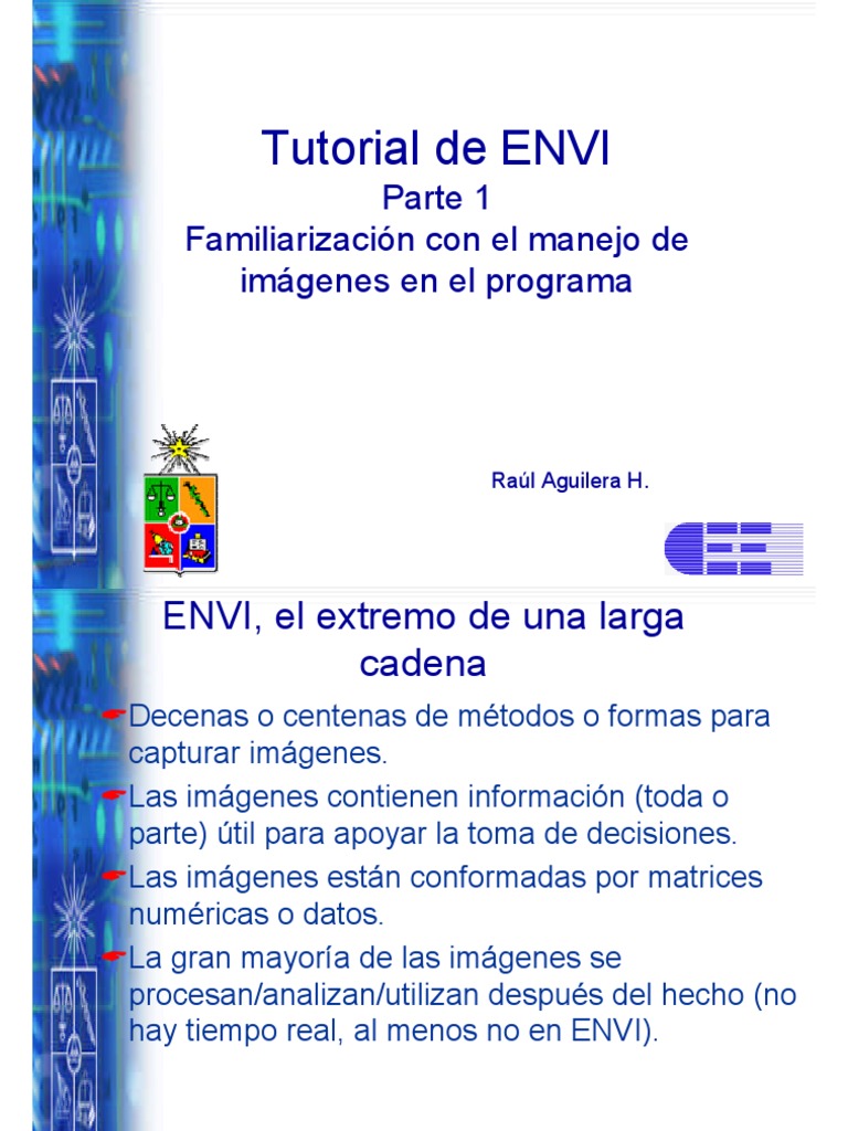Tutorial de ENVI - 1 | PDF