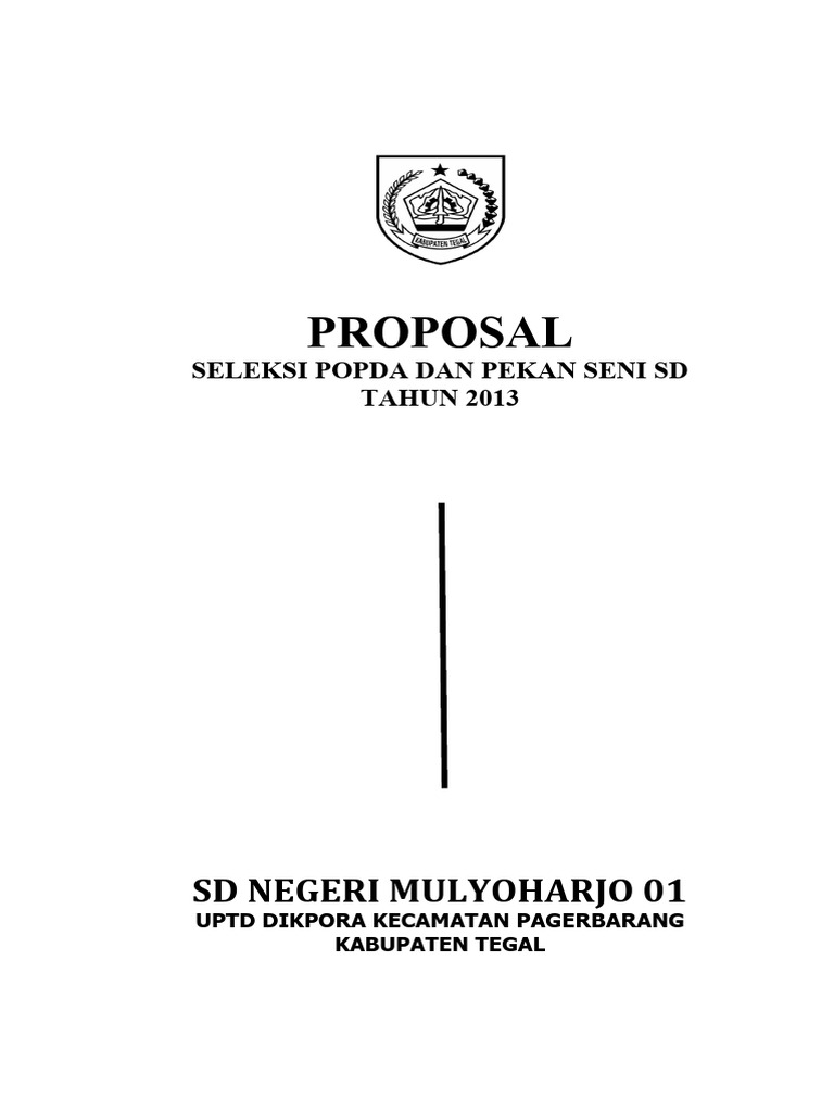 Proposal Popda Peksi 2013 | PDF