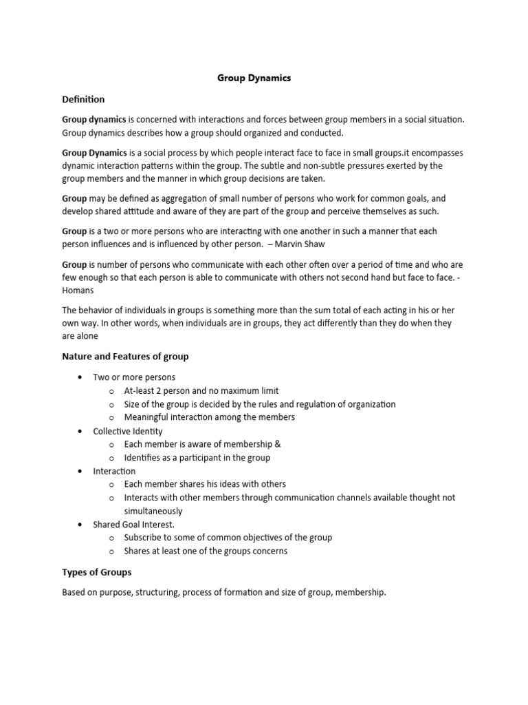 Lesson 10 - Group Behavior - Group Dynamics | PDF | Group Decision Making | Brainstorming