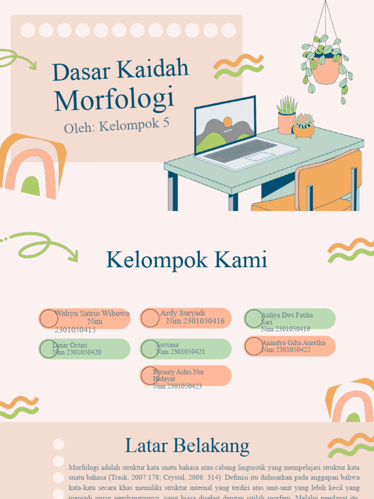 Kelompok 5 Dasar Kaidah Morfologi | PDF